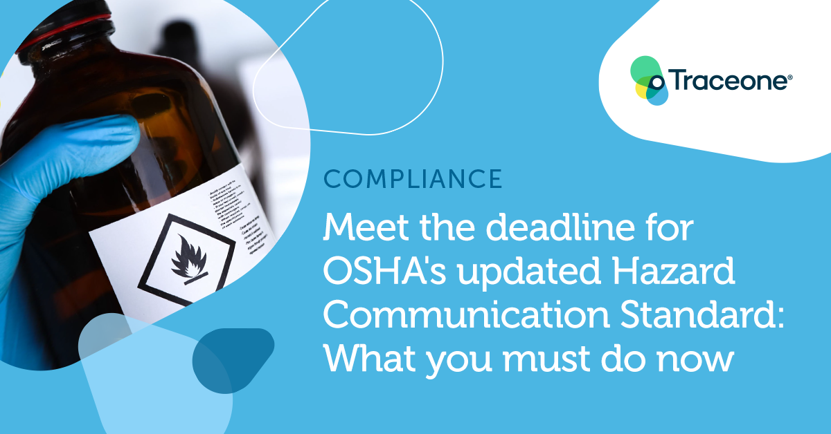 Meet the deadline for OSHA's updated Hazard Communication Standard ...