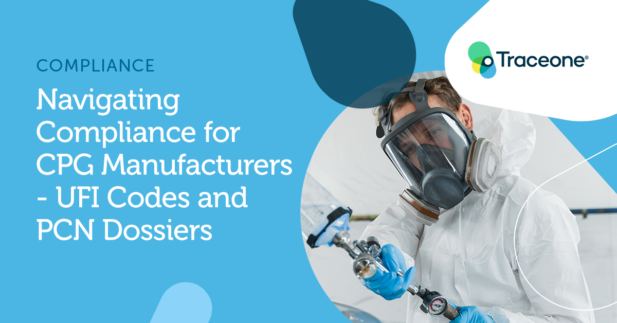 Navigating Compliance for CPG Manufacturers - UFI Codes and PCN Dossiers