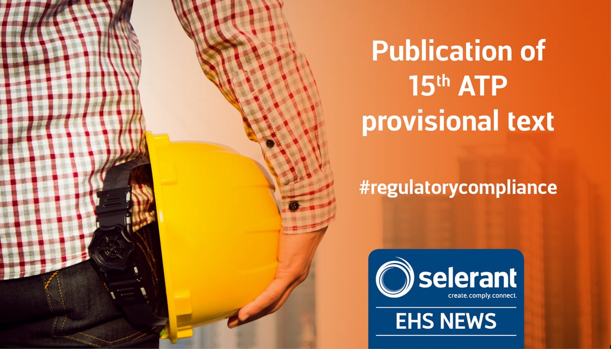 Publication of 15th ATP provisional text