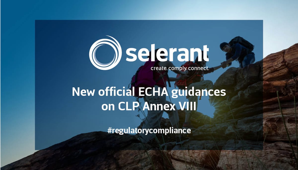 New official ECHA guidances on CLP Annex VIII